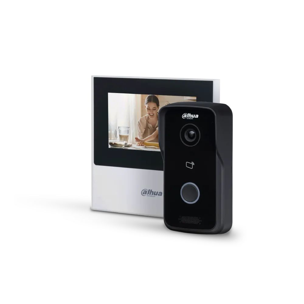 Dahua Mіні DHI-VTH2611L-WP 4.3" Wi-Fi + DHI-VTO2111D-P-S2 - Комплект ...